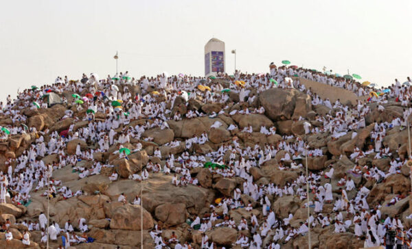 Pilgrims Defy Hot Weather, Ascend Mount Arafat For Hajj Rites